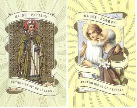 Saints For March: Saint Patrick and Saint Joseph